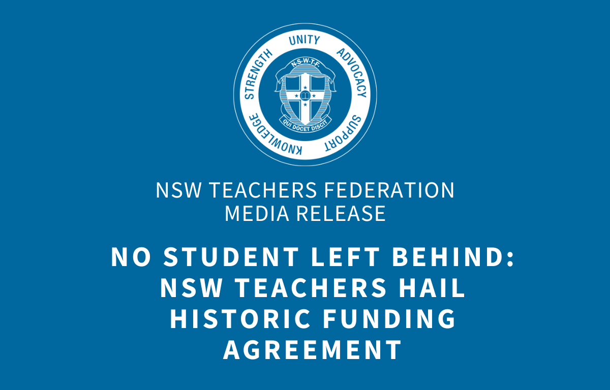 No student left behind: NSW teachers hail historic funding agreement